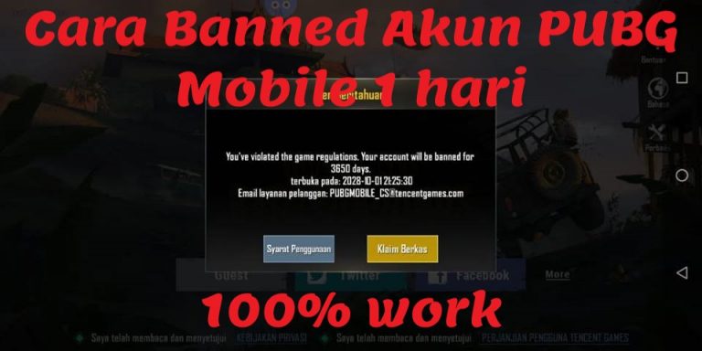 Cara Banned Akun PUBG 1 Hari, 3 Hari dan 7 Hari (Sengaja) | Seciko ID