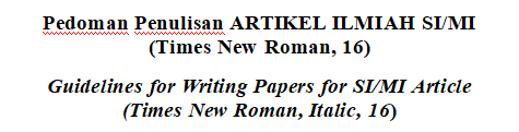 Pedoman Penulisan Artikel Ilmiah (Skripsi) 2022 | Seciko ID